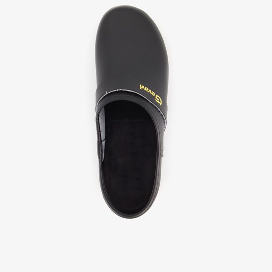 Gevavi leren klompen - Zwart - Maat 36 - Clogs | bol