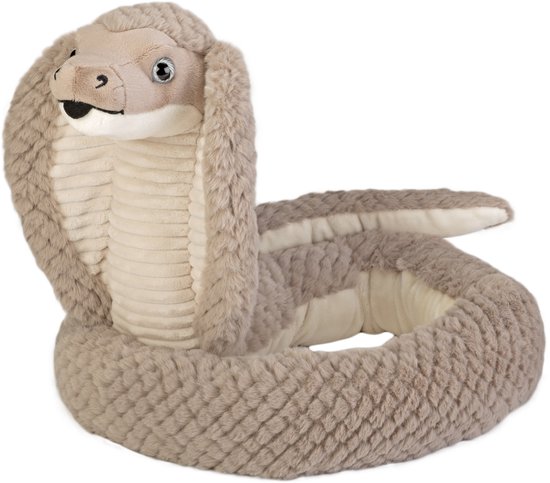 Wild Republic Pluche cobra knuffel slang - 137 cm - reptielen ...