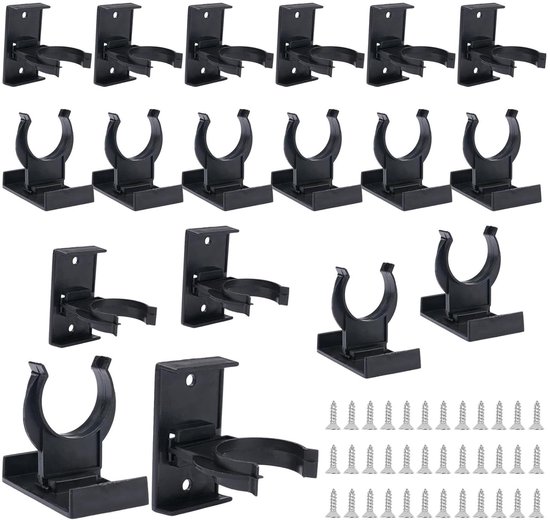 18 Pieces Skirting Board Clips with 36 Screws for Kitchen Pedestal ...