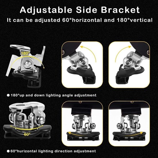 Mounting Bracket for LED Light Bar - Universal Work Light Holder for ...