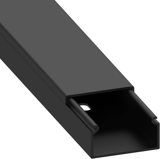 Kabelgoot PVC 30x15 mm - zwart - 1 meter | bol