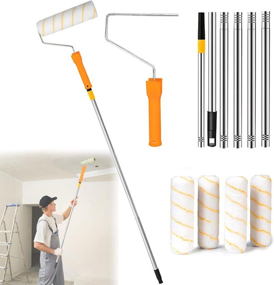 Nieuwe geformatteerde titel: Telescopische Steel Verfroller 30-180 cm ...