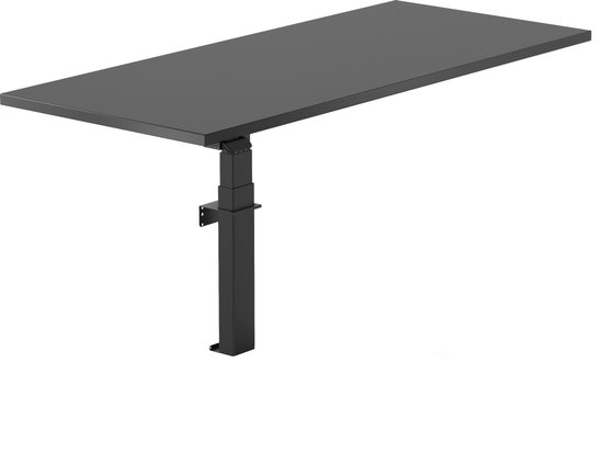 Worktrainer - Linak Wall Solo - Elektrische Muurtafel - Zwart Frame ...