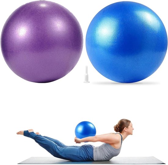 Nordivar - 25 cm Yoga en Pilates bal set - Fitness bal voor buik- en ...