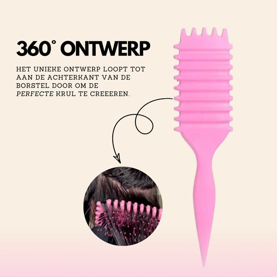 Marnifique Curl Brush - Krullenborstel - CG Methode - Inclusief ...