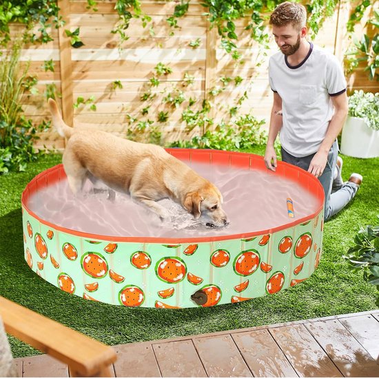 Dog Paddling Pool, Foldable, Portable Pool for Pets and Children ...