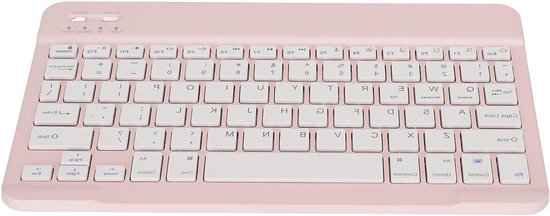 Draadloos Bluetooth-toetsenbord Universeel Compact Ergonomisch - Roze - Geschikt voor... | bol