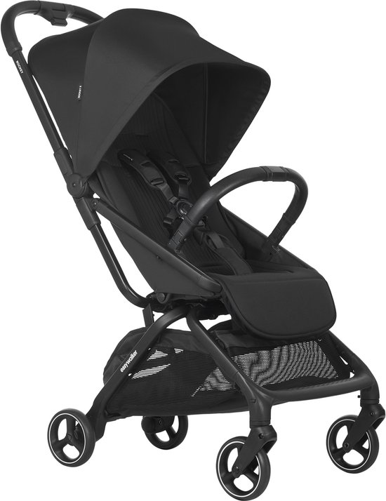 Easywalker Rockey S Buggy - Pure Black - Vanaf 6 maanden - Compact en lichtgewicht | bol