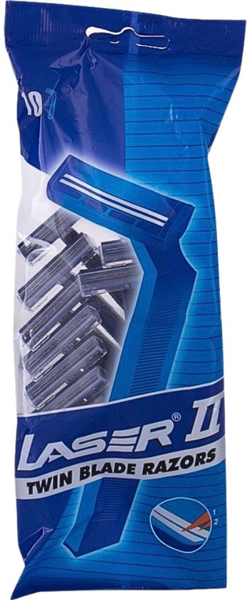 Laser 2 - Ready Razor - Wegwerp - Voor Mannen - 10 Mesjes ...
