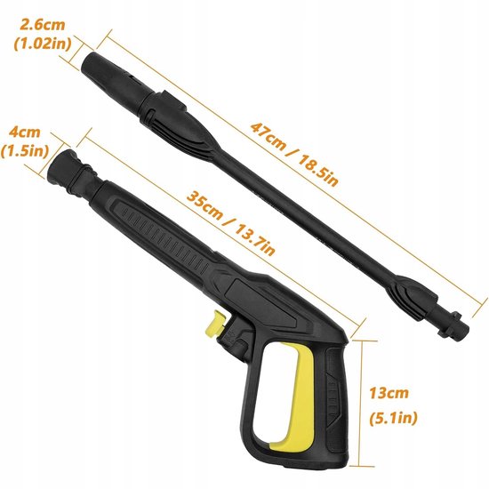Rosfix-pistool voor Kärcher K2-K7 (Click Connect-montage) met lans en ...
