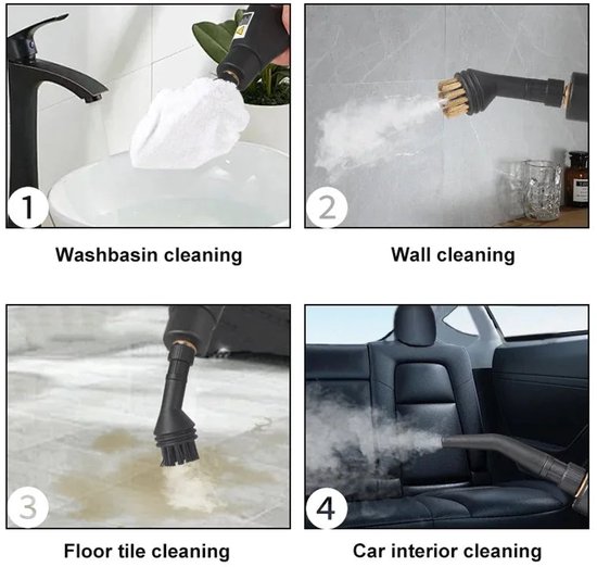 Handstoomreiniger – 2500W - Hoge Temperatuur Stoommachine – Voor Keuken ...