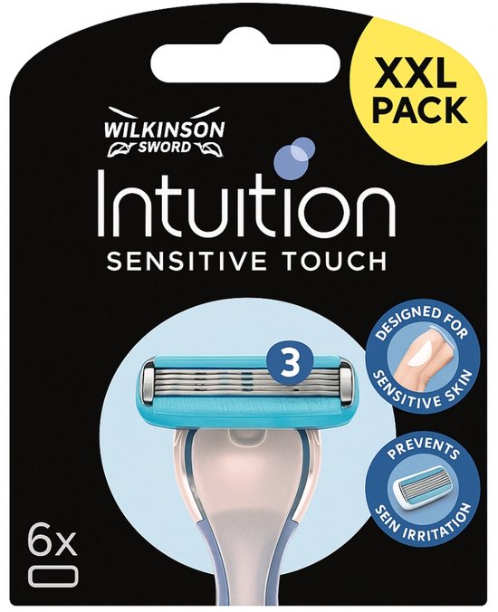 Wilkinson - Navulmesjes Intuition Sensitive Touch - Met Verzorgende Gel ...