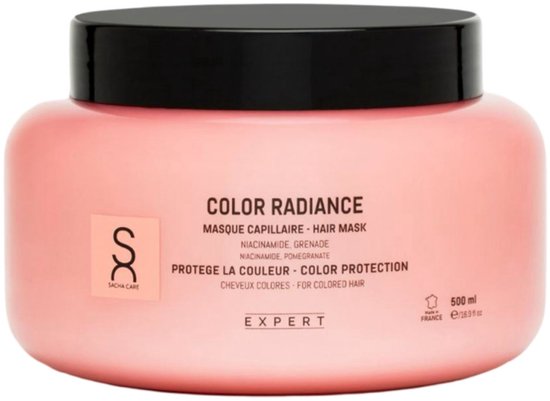Sacha Care - Kleur Radiantie Haarmasker 500 ml | bol