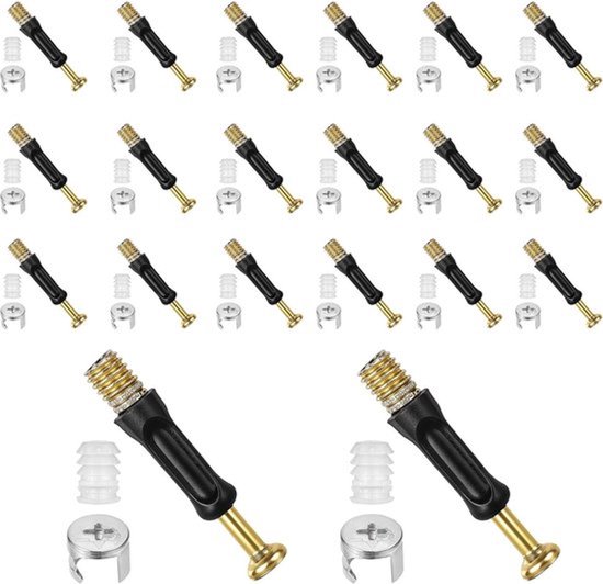 20 sets excentrische meubelverbinders - passchroeven, excentrische ...