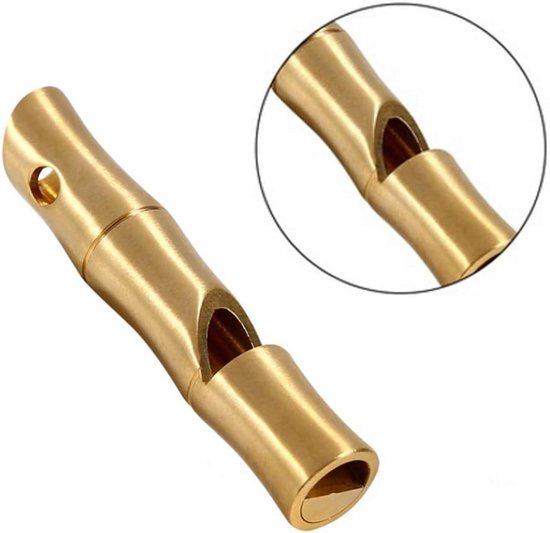 Stijlvolle Messing Fluitjes - Perfect voor Outdoor Avonturen! | bol