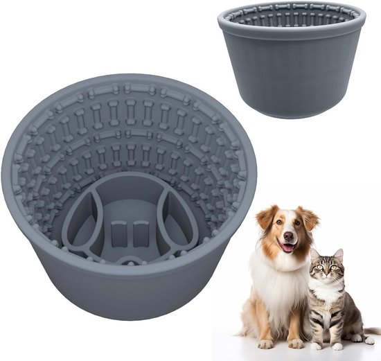 Anti-schrokbak voor honden groot vatvorm draagbak tot 100 graden... | bol