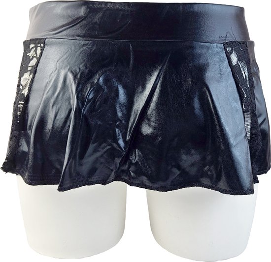 BamBella® - Mini rok - Maat Onesize - Shiny Wetlook - Sexy Erotische rokje Super shine... | bol