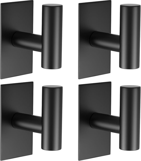 4 stuks - Ophanghaak - Haken - Haakjes - Handdoekhaken voor aan de muur ...