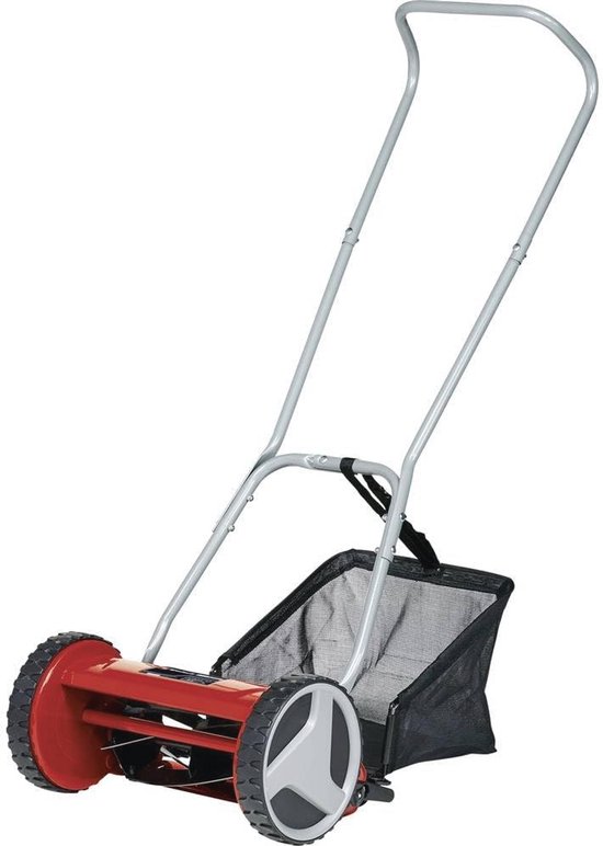 Handgrasmaaier voor gazons tot 150 m² met instelbare maaihoogte en ...