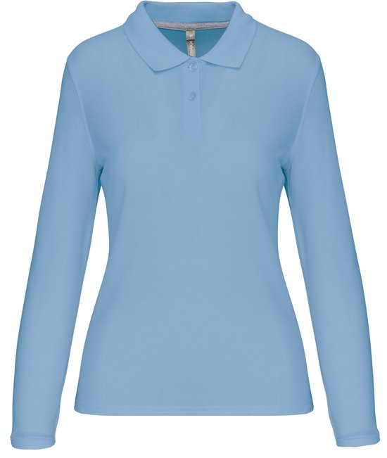 WK. Designed To Work Damespolo lange mouwen WK277 - sky blue - S | bol