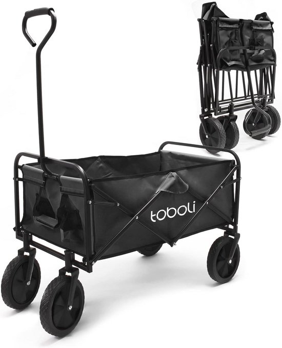 Opvouwbare Bolderkar Offroad voor tot 100 kg - Handkar voor Transport ...