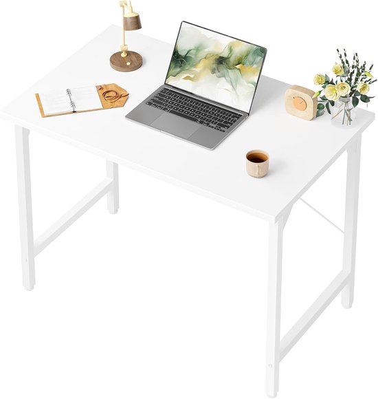 Minimalistisch Bureau 80 x 40 cm - Computertafel met Stalen Frame en ...