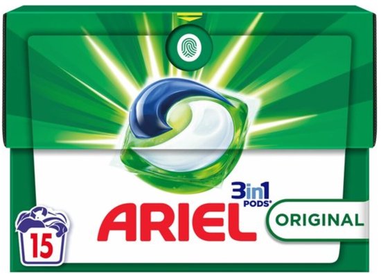 Ariel Original - Capsules de détergent - Dosettes 3 en 1 - Lessive ...