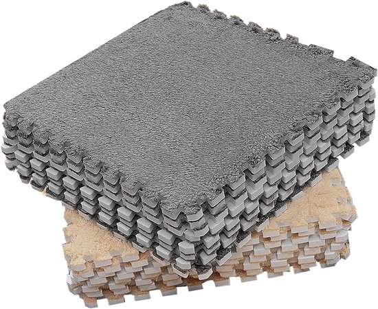 10 Stks 30 Cm/11.8in Pluche Schuim Vloermat Schuim Pleinen voor Kamer ...