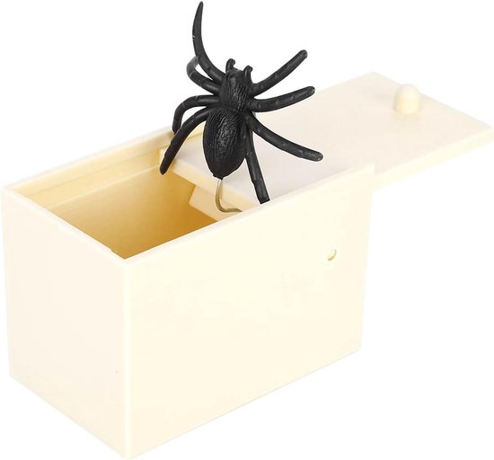 Spider in A Box Prank Simulatie Nep Spider Box Funnyck Prank Speelgoed ...