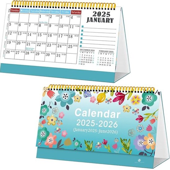 Bureau Kalender 2025 - Bureaukalender 2025 Staand - Bureau Kalender ...