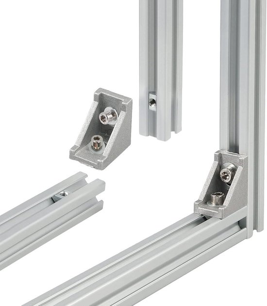 20 stuks bevestigingsmateriaal hoekverbinders aluminium profiel 3030 ...