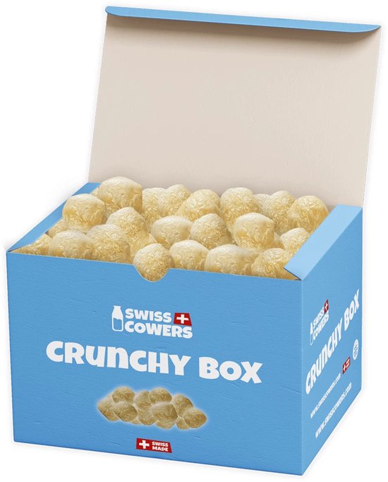 SwissCowers Cheese Crunchies Crunchy Box® - 480 gram - Hondensnacks ...