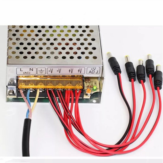 DC geschakelde voeding - 12V 25A 300W - Voedingsadapter ...