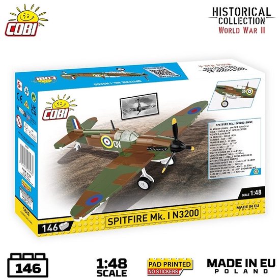 COBI 5868 Spitfire MK.I N3200 | bol