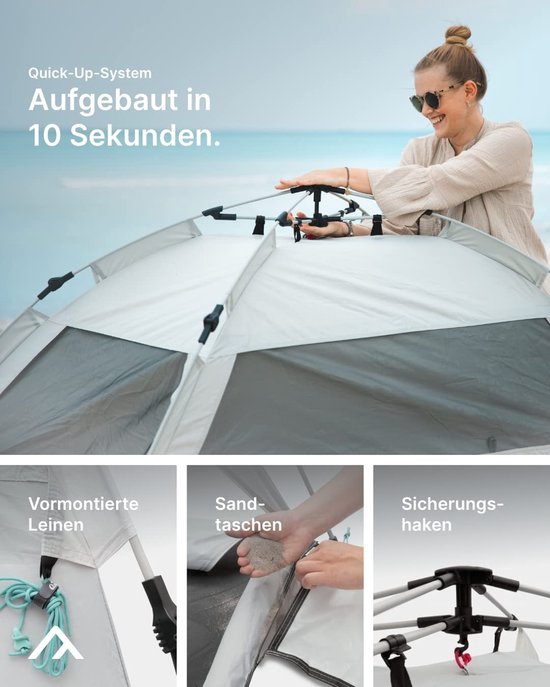 Luxe strandtent – Tent Strand – beach tent | bol