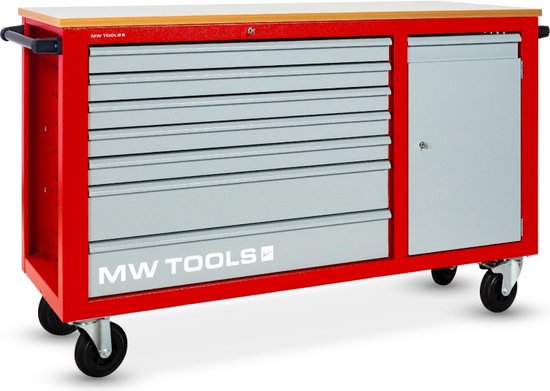 Gereedschapswagen XL 7 lades 1 kast MW Tools GW307K | bol