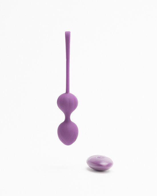 Playbird® - Bekkenbodemtrainer XL paars - set van 4 met afstandsbediening -... | bol