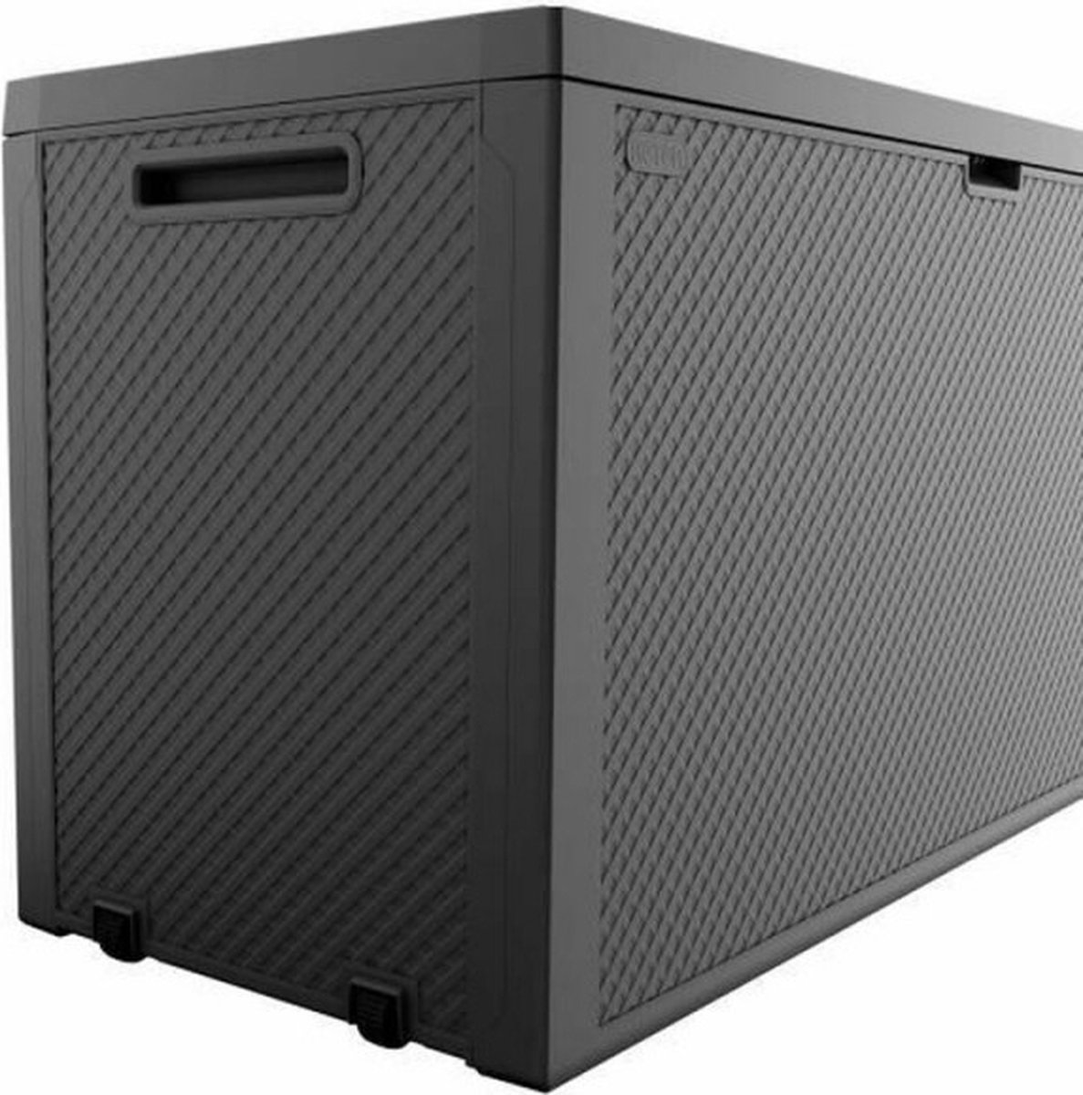 Keter Emily Opbergbox - 118x45x57 cm - 270L - Grafiet | bol