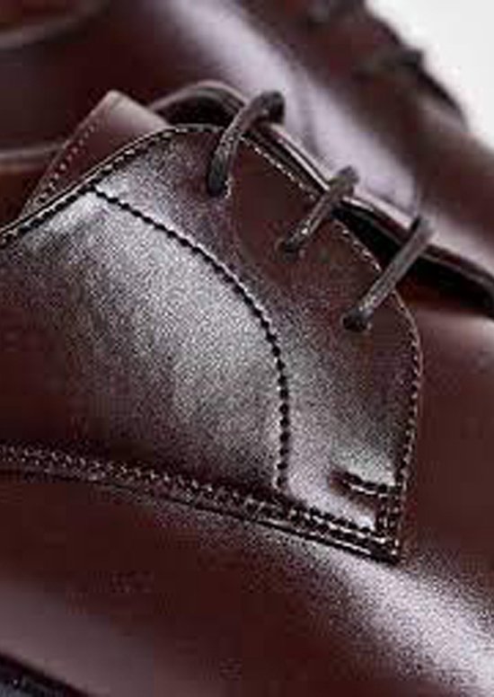 leren veters dun donker bruin 100 cm | bol