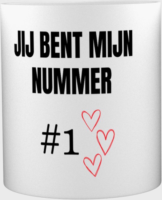 Akyol - Jij bent mijn nummer één Mok met opdruk - liefde - Iemand die ...