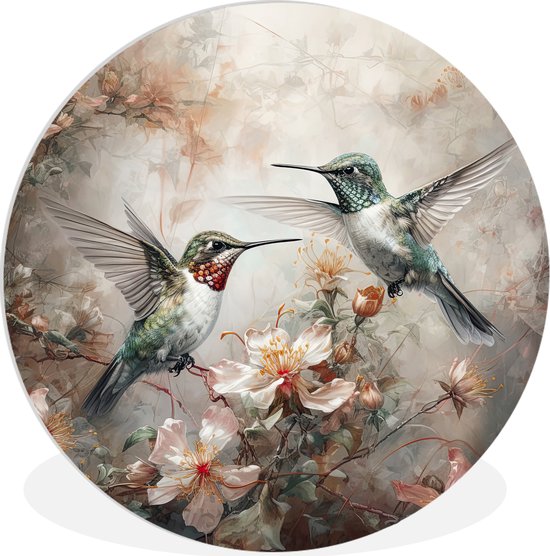 WallCircle - Wall Circle - Wall Circle Indoor - Colibri - Vogels ...