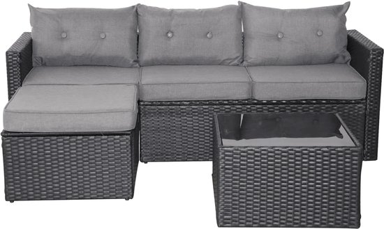Tuin loungeset 3-persoons | bol