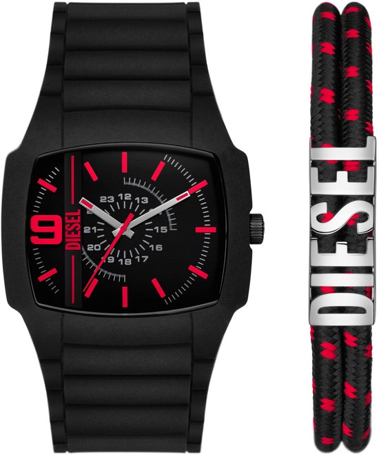 Diesel Heren Horloge 45 mm - Zwart | bol.com