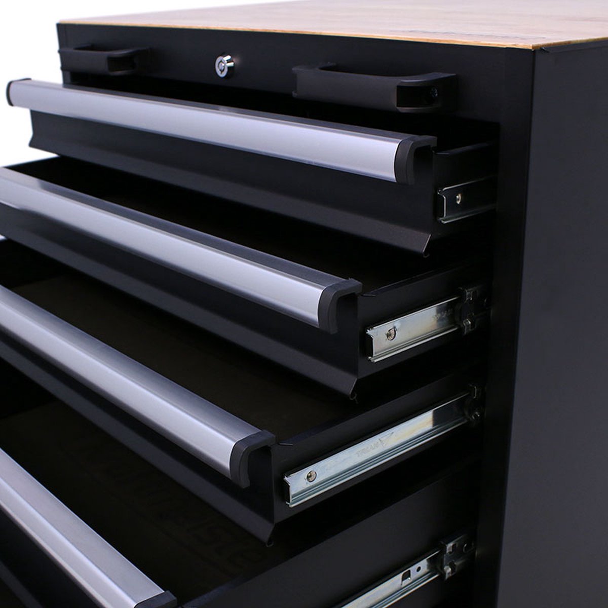 Kraftmeister mobiele werkbank - Werktafel op wielen met 5 laden en ...