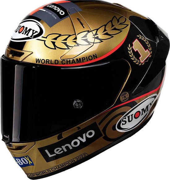 Suomy SR-GP Pecco Bagnaia World Champion 2022 Goud Integraalhelm - Maat ...