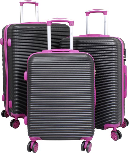 Reiskoffer - Koffer met TSA slot - Reiskoffer op wielen - Stevig ABS ...