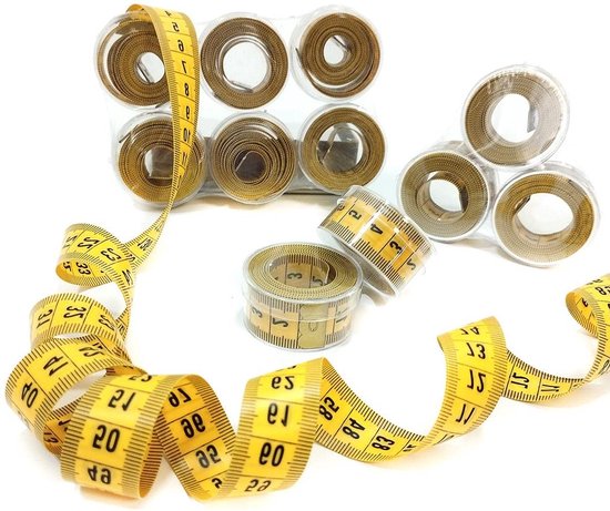 Tape measure two-sided seams - centimeter and inch - metro for ...