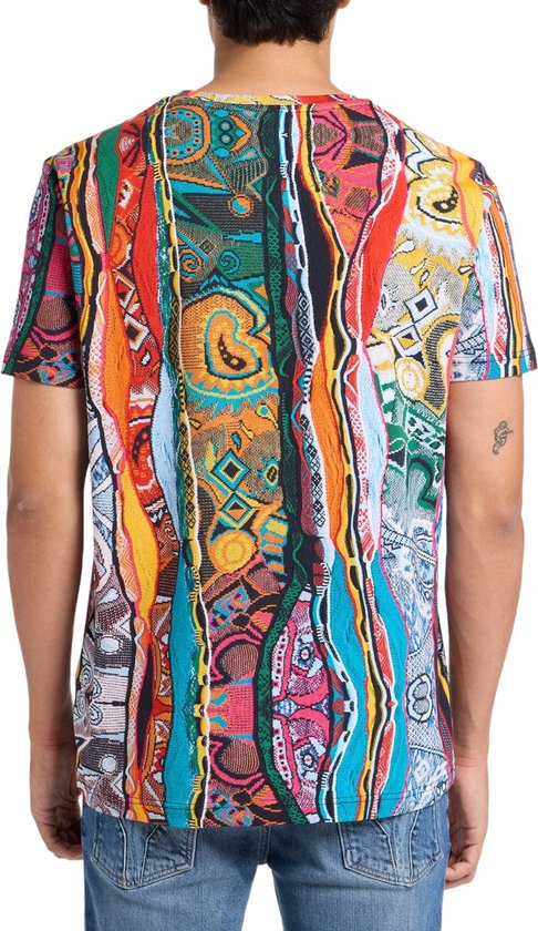 Carlo Colucci Heren T-Shirt Multi C3453/102 | bol