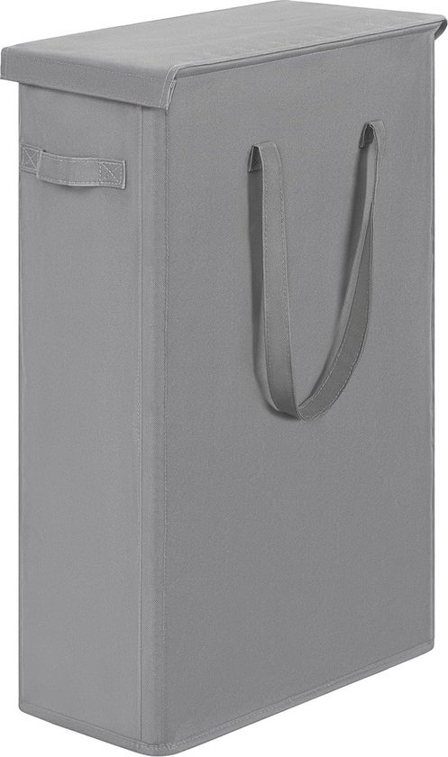 Slanke wasmand met deksel 60L - Opvouwbaar, ademend, en waterdicht - Perfect voor... | bol