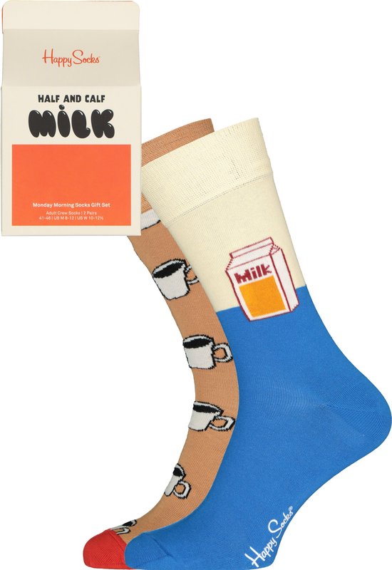 Happy Socks Monday Morning Socks Gift Set (2-pack) - Unisex - Maat: 41 ...